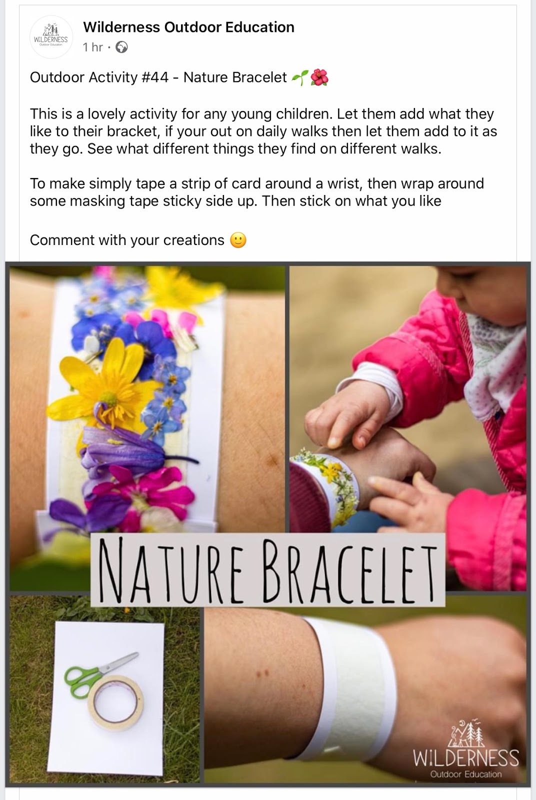 Atlas Class Blog: How to make a Nature Bracelet