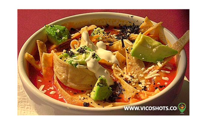 Sopa De Tortilla o Sopa Azteca