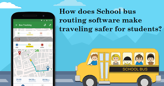 School bus routing software