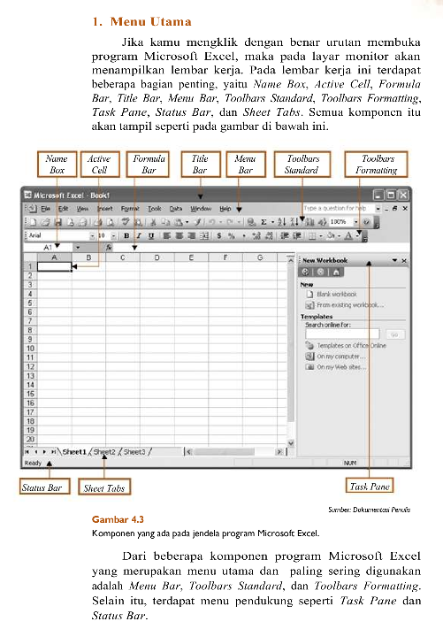 DeEf Media Belajar: Identifikasi Menu dan Ikon Pada Microsoft Excel