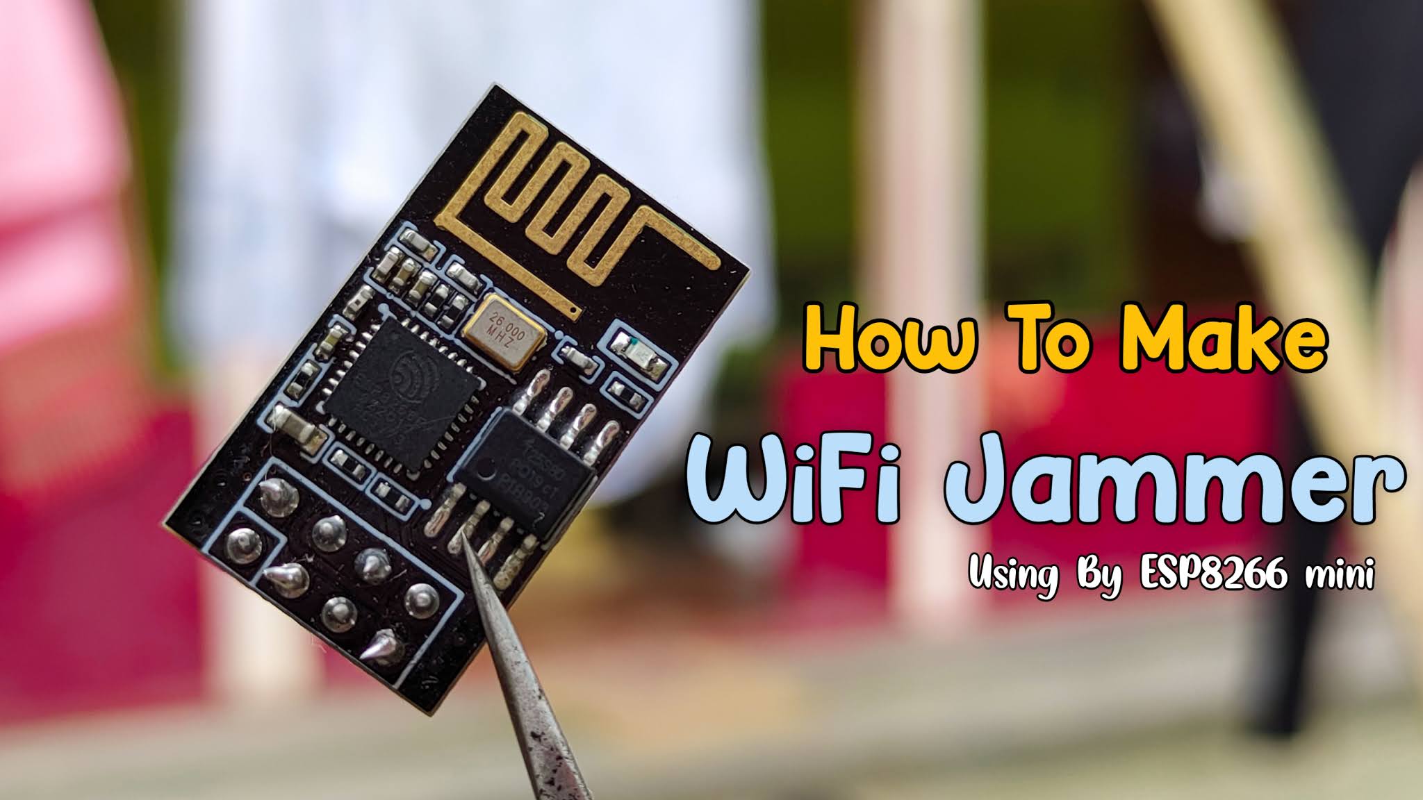 How To Make Wifi Jammer Using By Esp8266 Mini