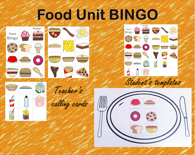 ESL/EFL Preschool Teachers: Food Unit Printable book, games for ...