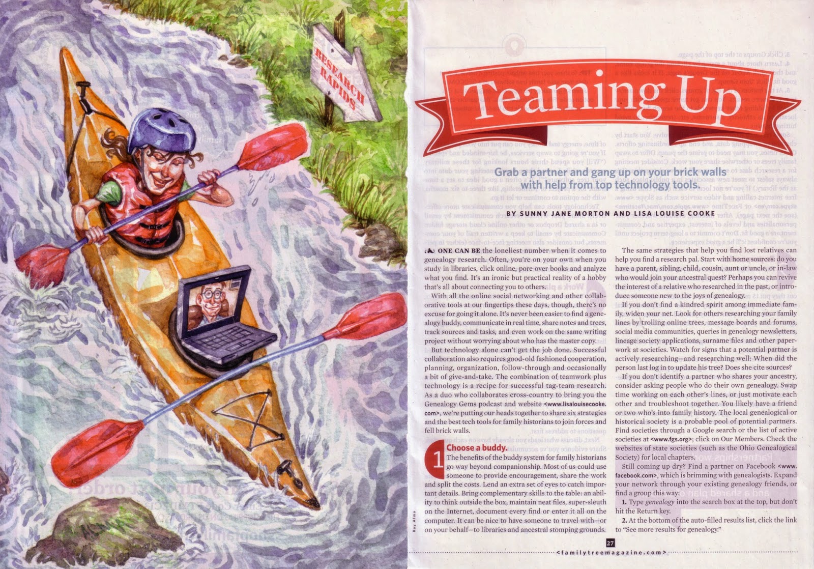 RAY ALMA: "Teamwork" illustration