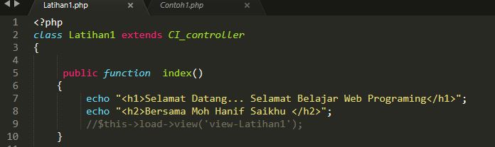 Membuat Model,View,Controller dengan CodeIgniter Membuat Model,View,Controller dengan CodeIgniter