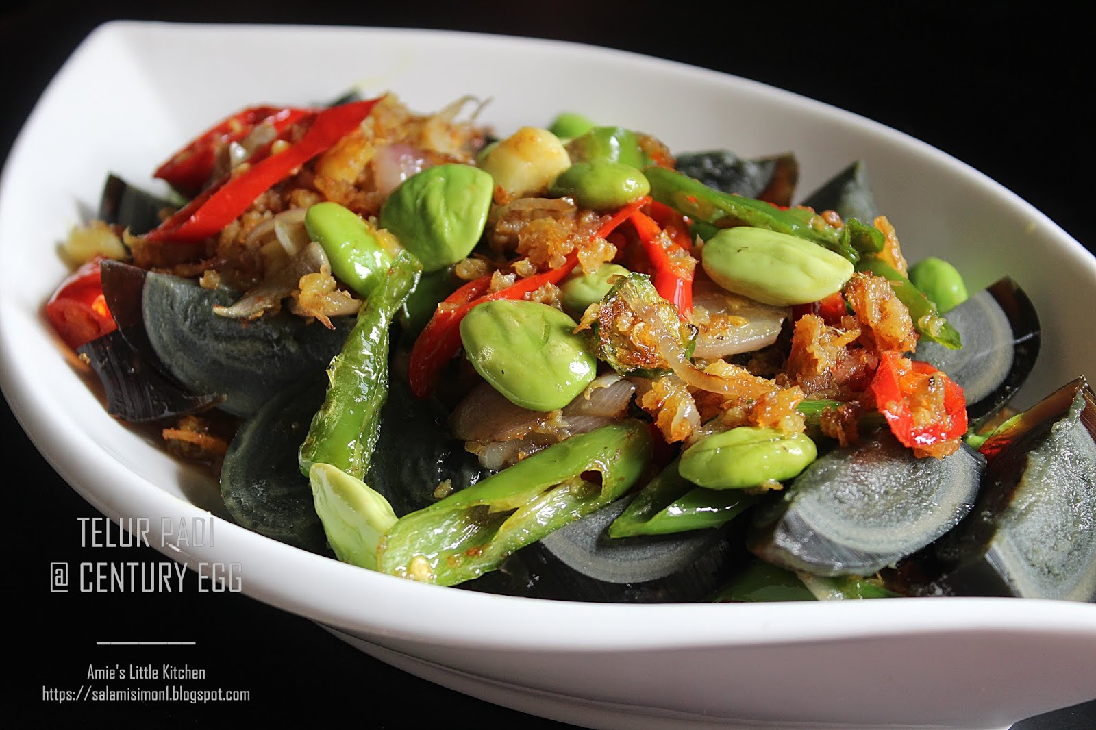 Telur Padi @ Century Egg - Amie's Little Kitchen