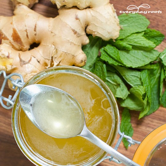 Remedies: Making of Ginger Peppermint syrup