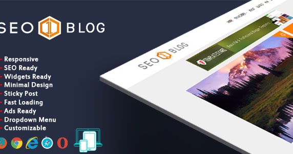 Seo Blog Responsive Blogger Template | Templatesyard: Free Blogger ...