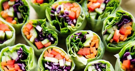 Fresh Vegan Vegetable Spring Rolls - The Dessert Recipes Easest