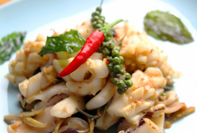 Pad Cha Squid | Thai Recipes From My Kitchen