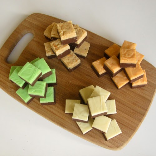 Simple Layered Flavored Fudge (with tons of flavor combinations) - The ...