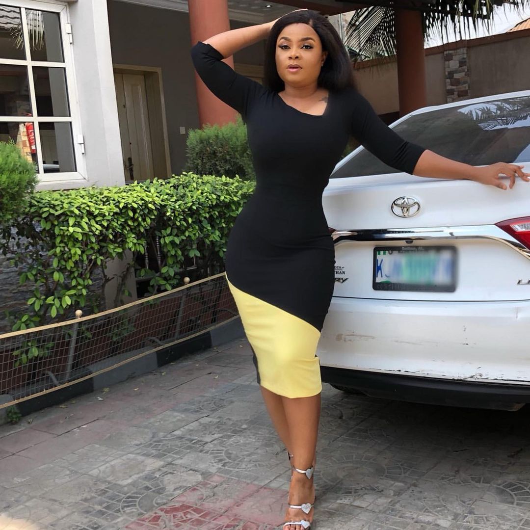 Pictures of Bimbo Ademoye and her Cars