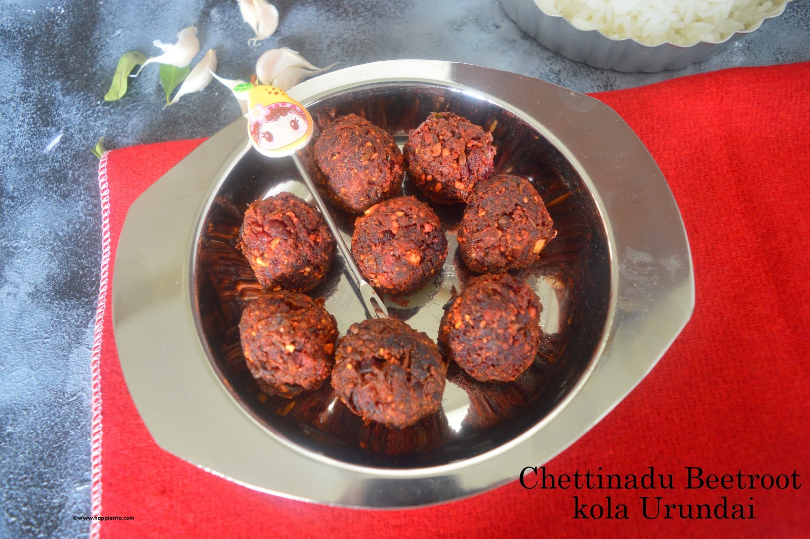 Chettinad Beetroot Kola Urundai - Cook with Sharmila