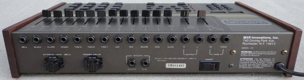 MATRIXSYNTH: MXR 185 Drum Computer SN C18001403