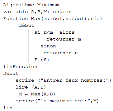 L'algorithme étape par étape