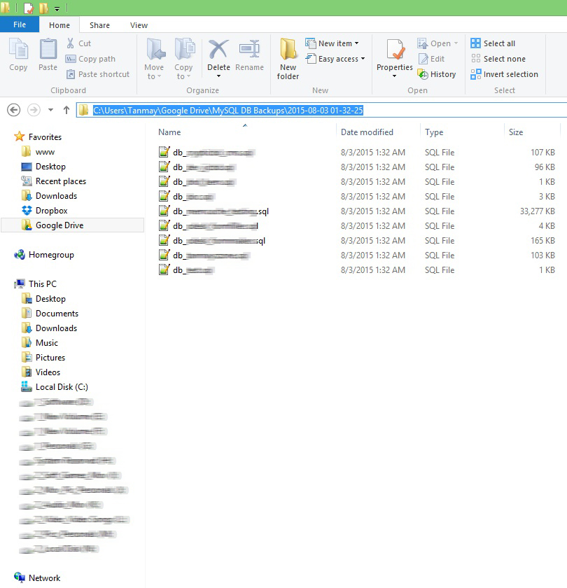 How to backup all databases at once in localhost windows WAMP server ...