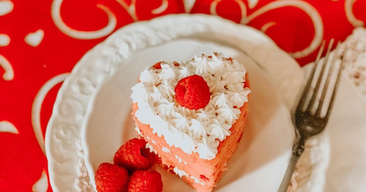 Clover House: Heart Shaped Mini Layer Cake for Valentine's Day