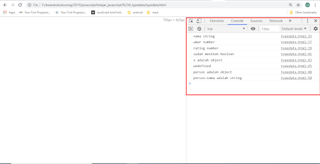 Belajar Javascript Es5 Dan Es6 Part 4 Mengenai Tipe Data Tutorial Programming And Digital Marketing