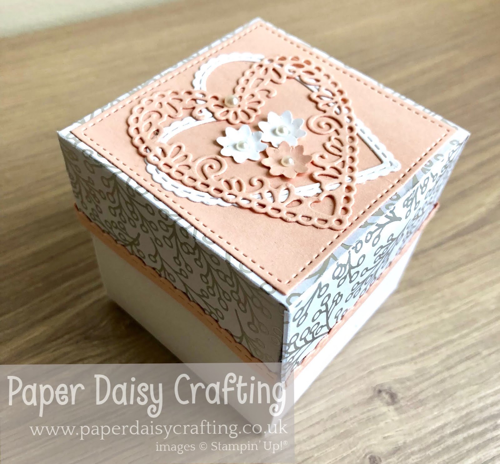 Paper Daisy Crafting: Exploding Box Wedding Card With Meant to Be and ...