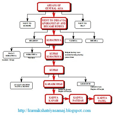 Caste Tree - Kurmi Kshatriya Samaj