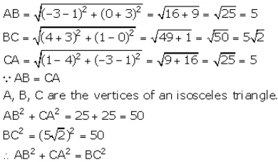 Selina Chapter 28 Distance Formula ICSE Solutions Class 9 Maths