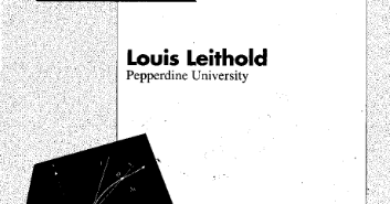 El Cálculo - Louis Leithold, 7ma Edición (Español)