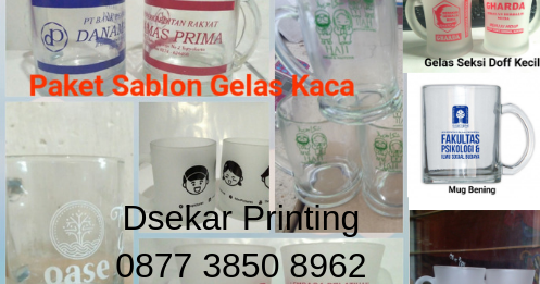 Sablon Gelas Kaca