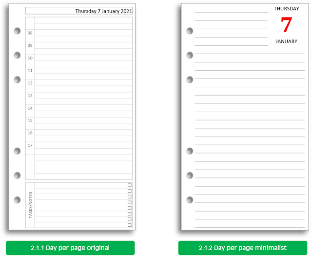 My Life All in One Place: Free 2021 Filofax calendar (diary) downloads ...
