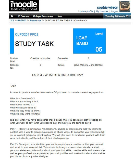 Sophie Wilson//Personal & Professional Development: PPD//TASK 4//WHAT ...