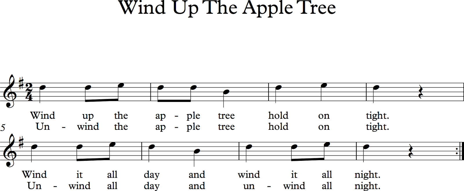 A Bushel of Apple Songs and Chants - Kodaly Corner