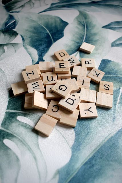 profane scrabble art ~ Make Do and DIY