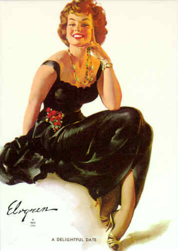 Beautiful Pin-up Paintings by Gil-Elvgren