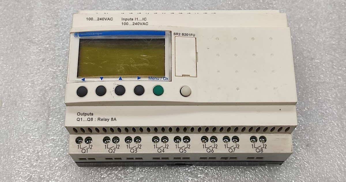 SCHNEIDER SR2 B201FU ZELIO LOGIC SMART RELAY 100-240VAC