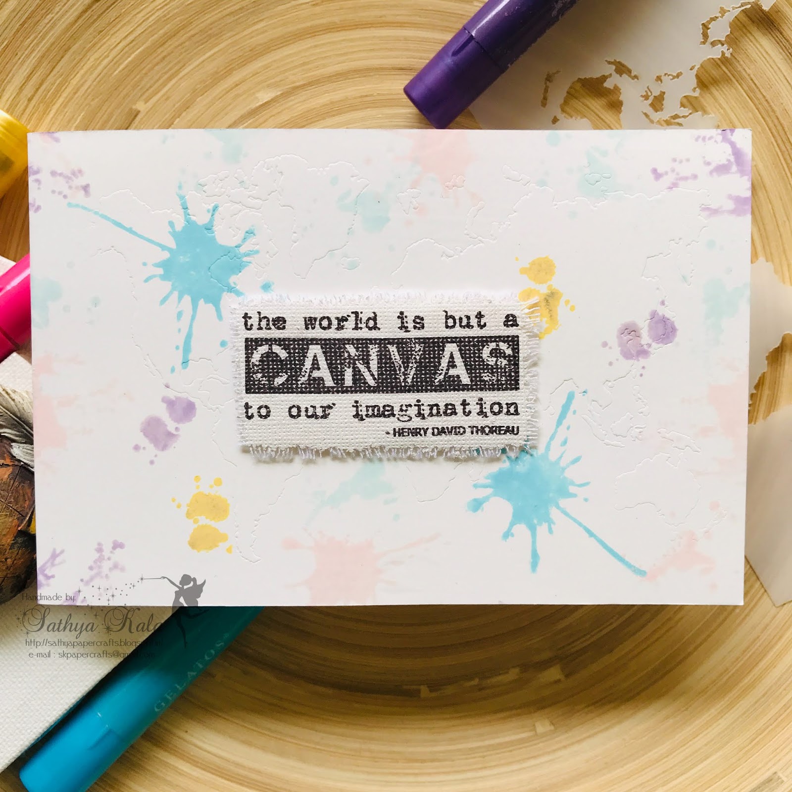 Paperie Expressions: CAS card : Canvas