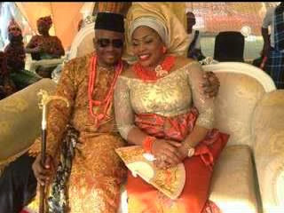 Shallie's purple beehive: Photos from Sinach's Traditional wedding