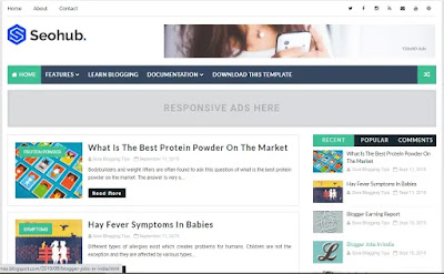 10+ Best SEO Friendly Blogger Templates