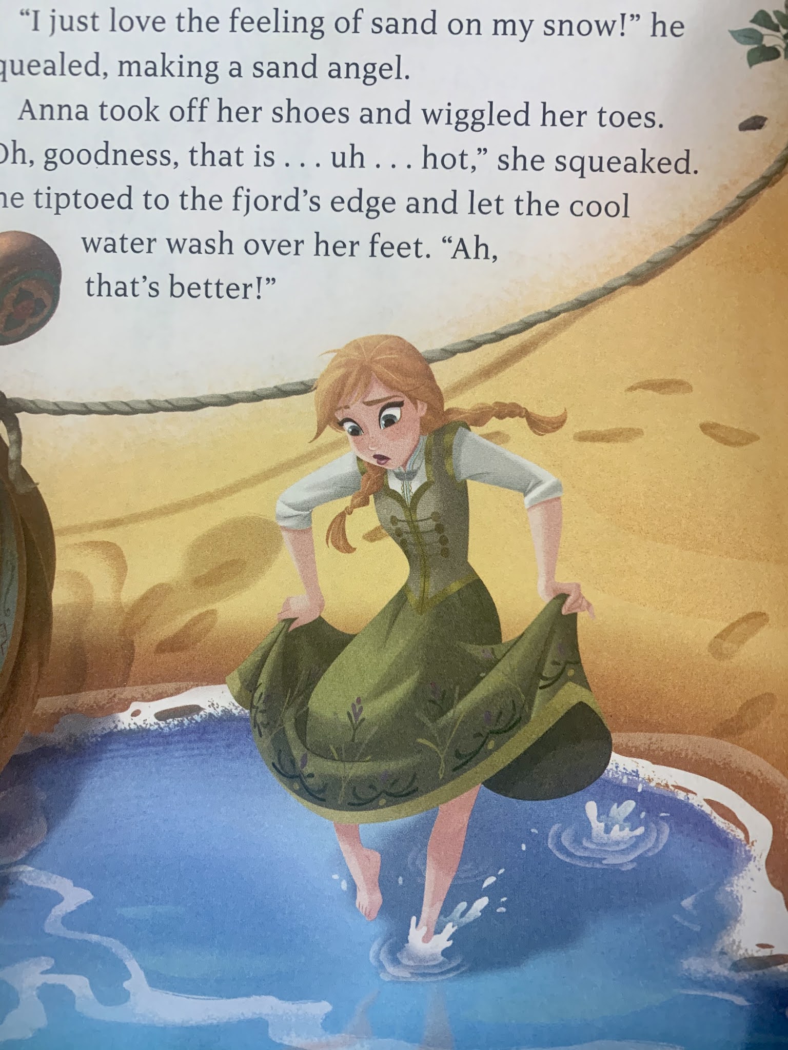 Anime Feet: Frozen Olaf’s Perfect Day: Anna