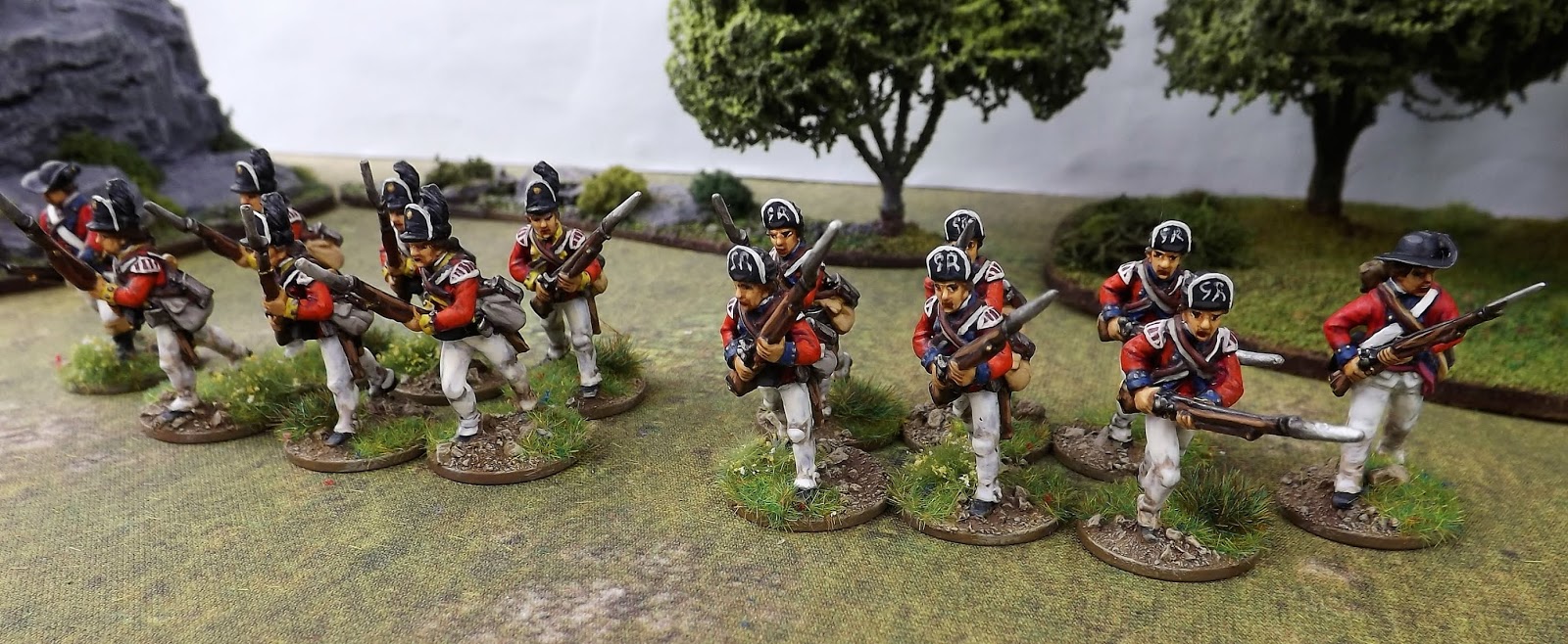 JJ's Wargames: AWI - British Light Infantry