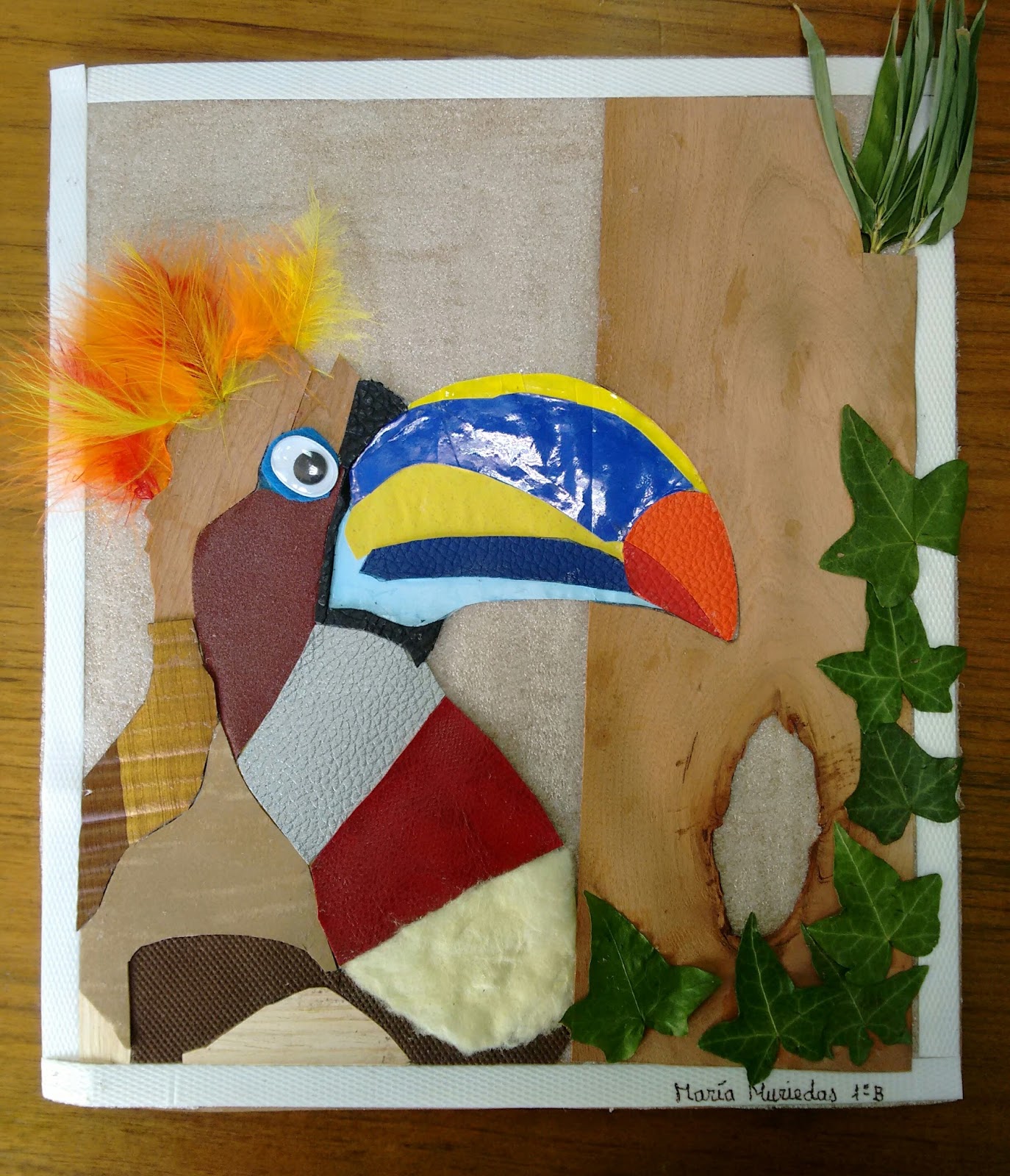 ¡Manualidades del Colegio El Salvador!: Collages con texturas 1