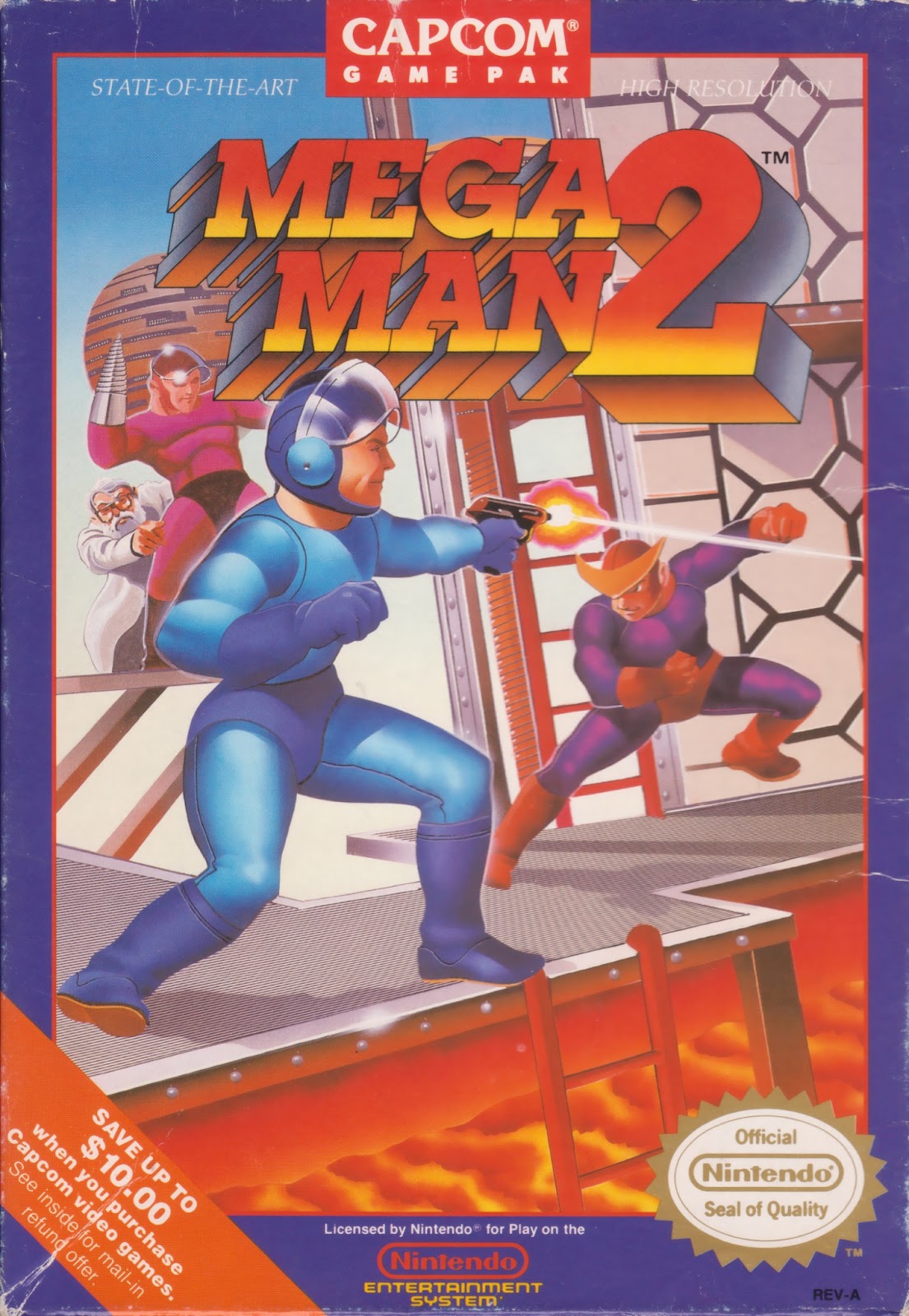 Autor da capa de Mega Man 2 (NES) diz: "não é minha culpa, falem com a ...