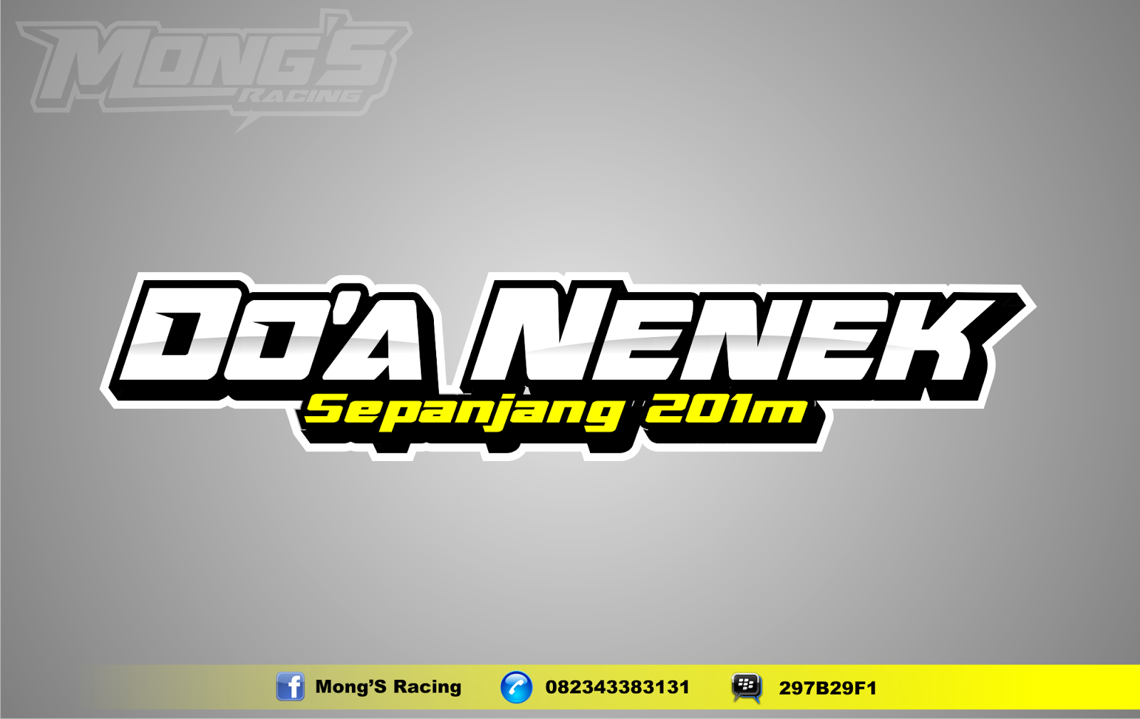 Info Terkini Desain Stiker Racing Nama