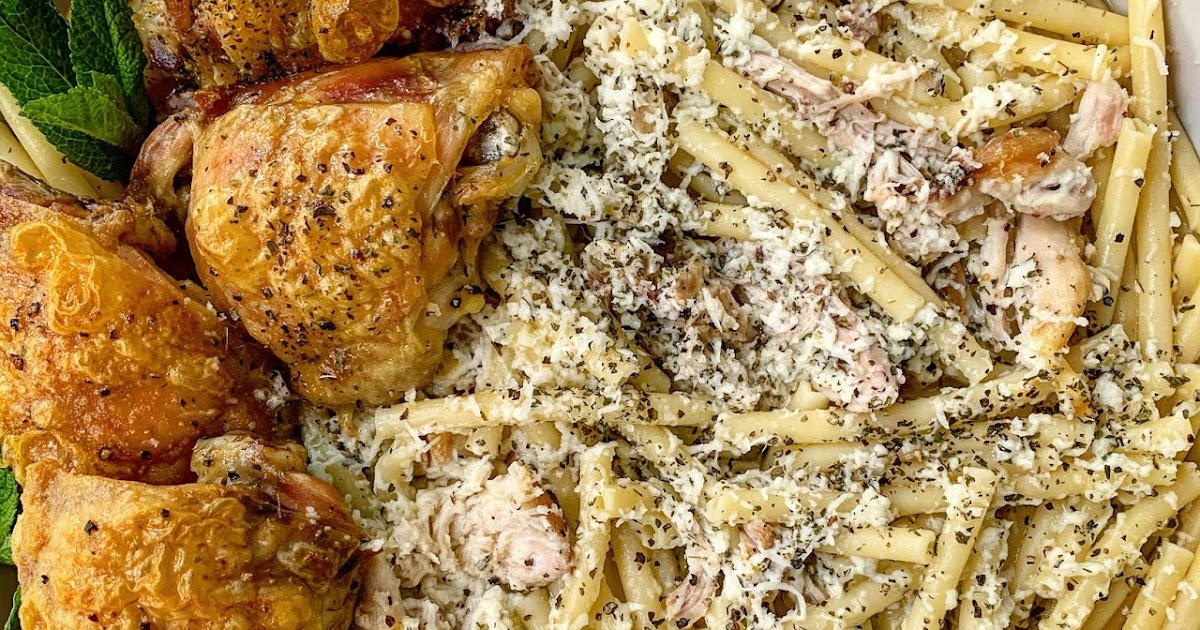 Magarına Bulli ve Kızartmış Tavuk (Cypriot Style Pasta with grated ...