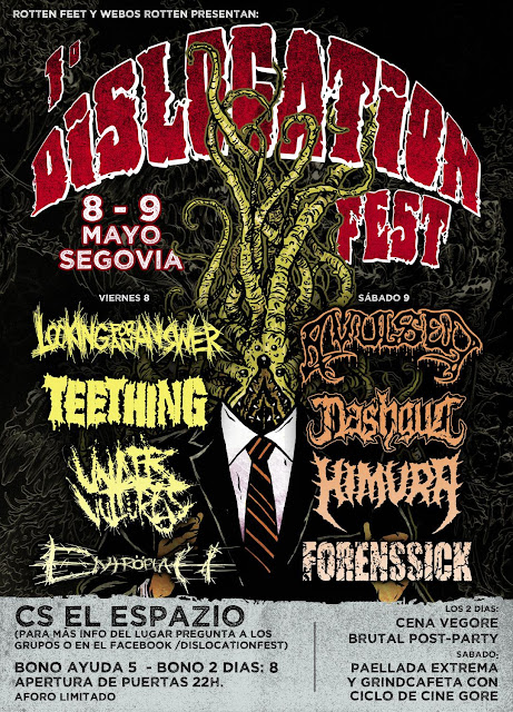 COMANDO ALCANTARILLA: [Dislocation Fest]. Avulsed. Death Metal Madrid ...