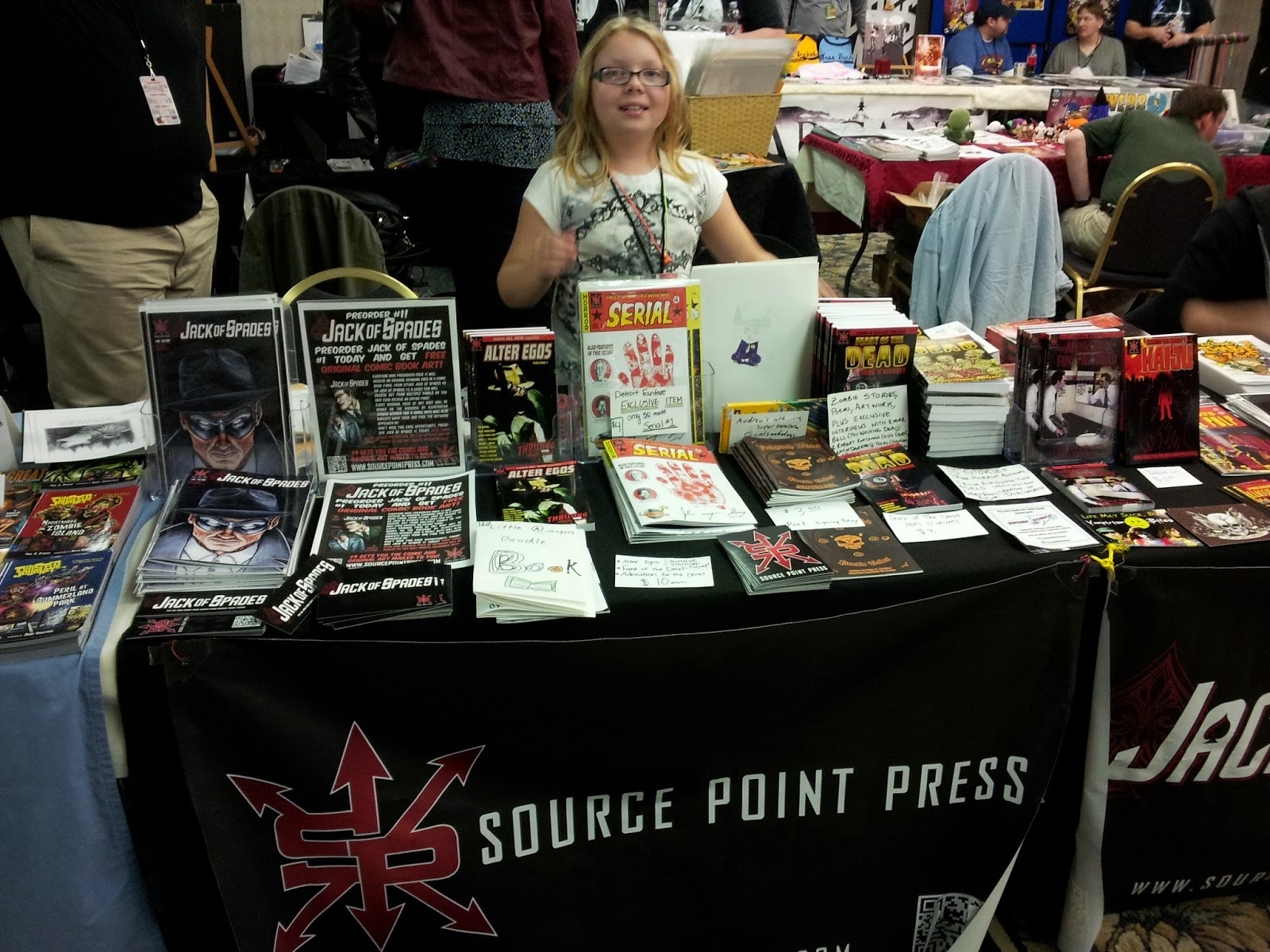 Source Point Press: Source Point Press had a blast at Detroit Fanfare!