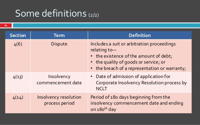 R V Seckar's Guide on “Insolvency and Bankruptcy Code, 2016” (IBC2016 ... R V Seckar's Guide on “Insolvency and Bankruptcy Code, 2016” (IBC2016 ...