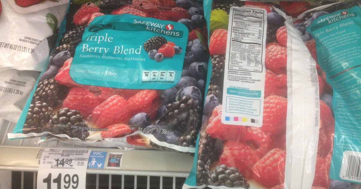 Healthy Grocery: Triple Berry Blend, Safeway Kitchens, 3 lb - Safeway