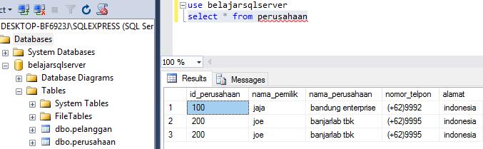 Union Except Intersect Table MS SQL Server - NYOK NGODING