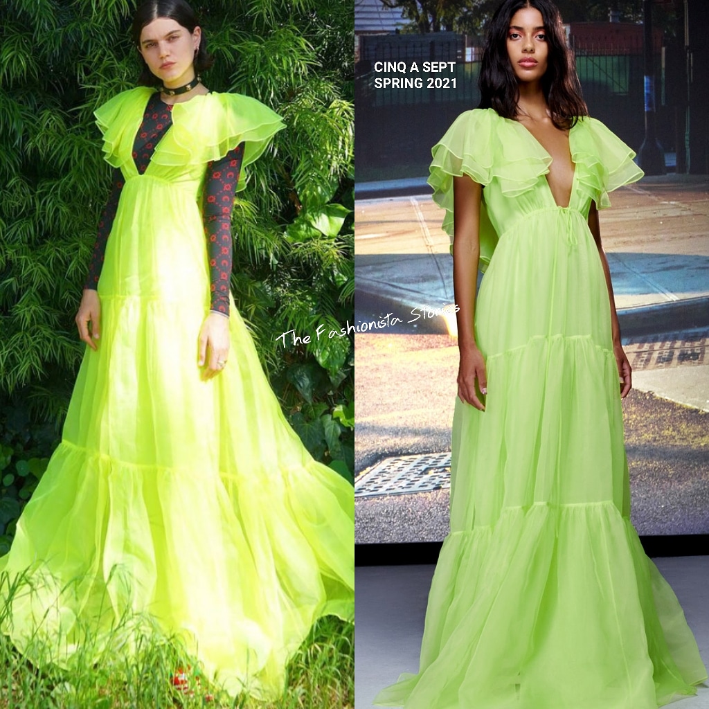 Instagram Style: Soko in Marrine Serre & Cinq a Sept