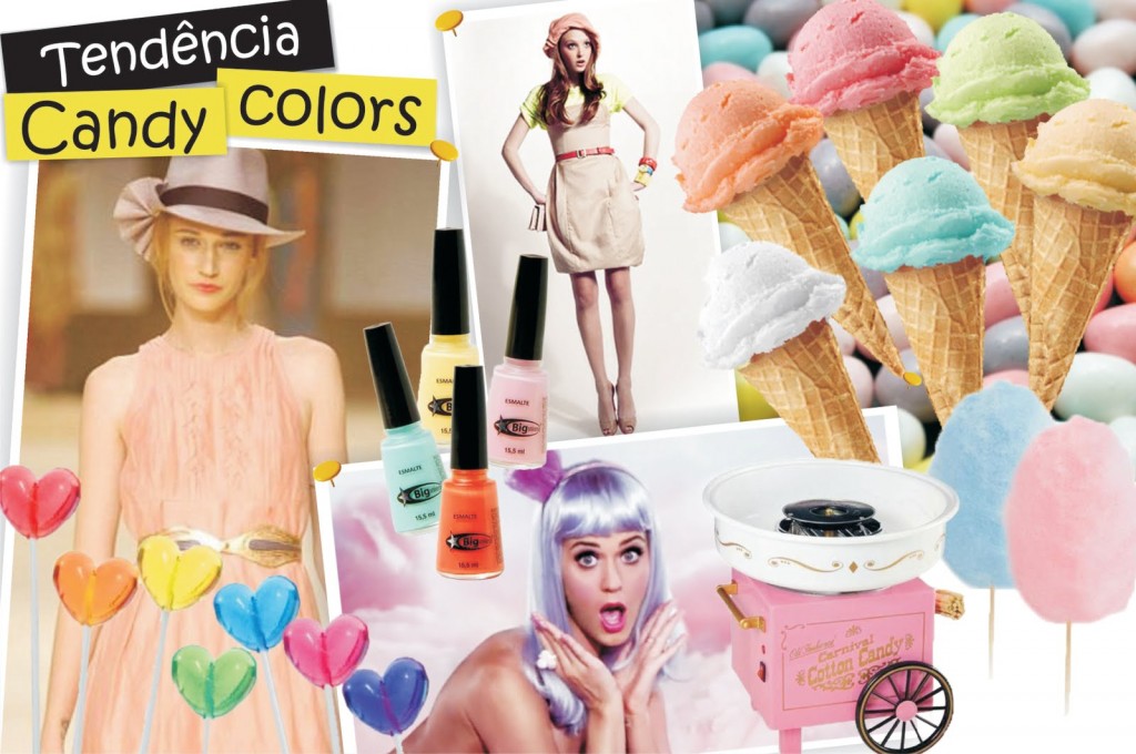 Baralho da Moda: Candy Colors...looks divertidos inspirados nas lojas ...
