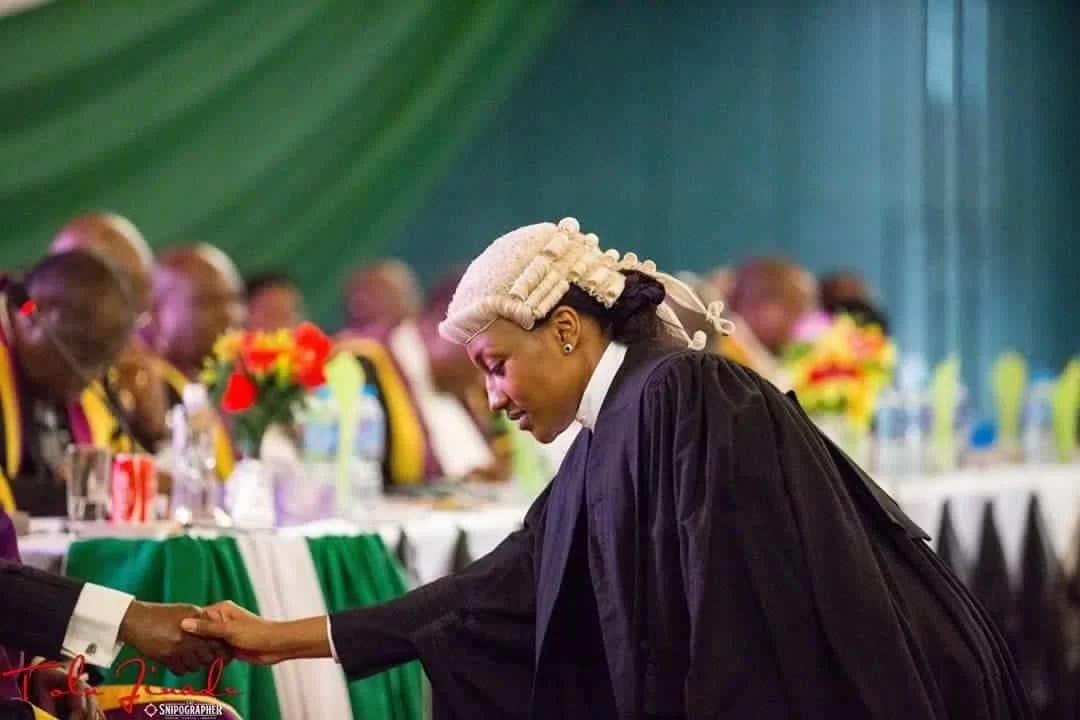 Buhari's daughter at her call to bar ceremony (photos) | News Live
