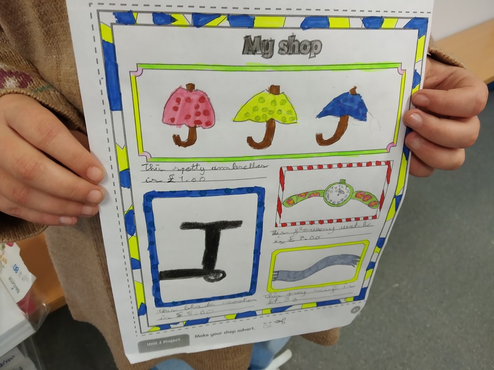 THE ENGLISH CLASS BLOG.: My shop project